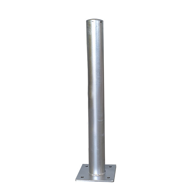Potelet acier galvanisé 800 mm Ø90 mm à sceller – Parkfender